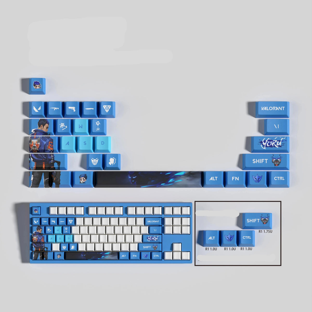 Valorant SPECIAL EDITION yoru KEYCAPS 29 key – Zxsetup